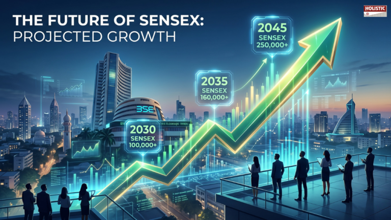 The Future of Sensex: What Will Sensex Be in 2030, 2035, and 2045?